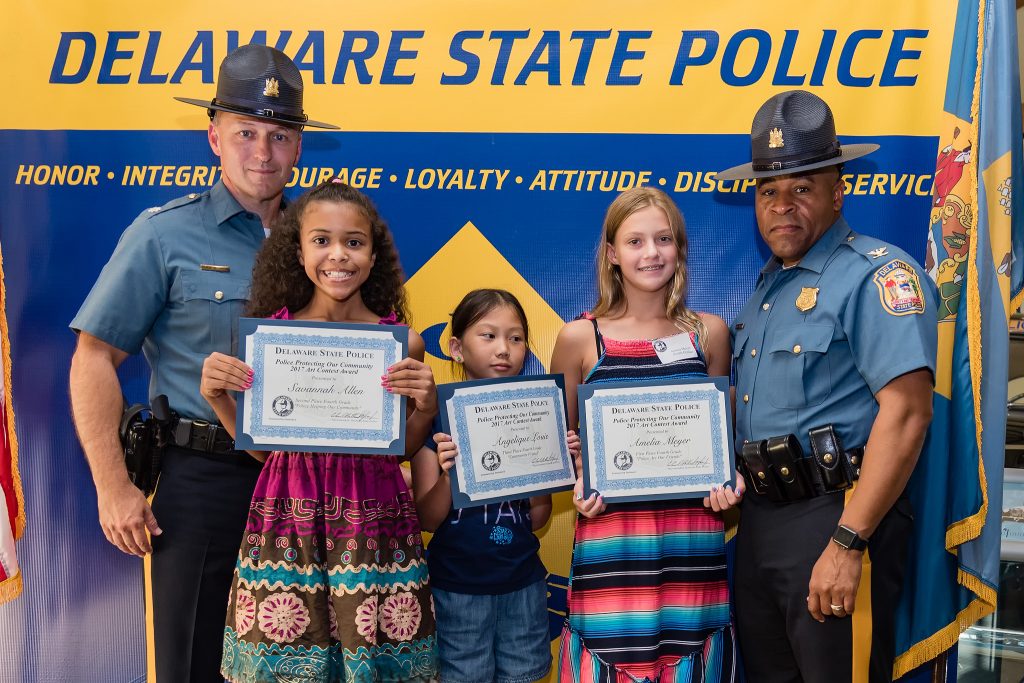 Delaware State Police Honors Art Contest Winners - Delaware State ...