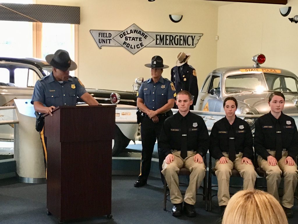 Click on: Delaware State Police Honors Graduates of the Cadet Training ...