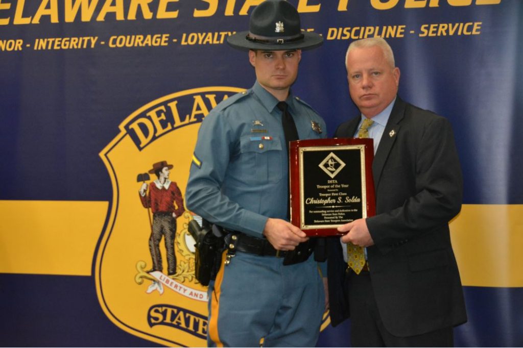 Delaware State Police Announce 2018 Trooper and Civilian Employee of ...
