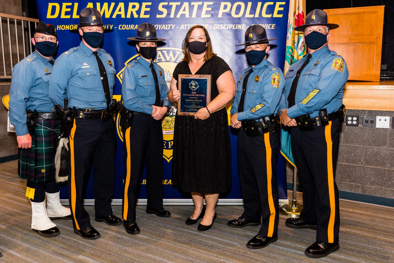 Delaware State Police Announce 2020 Trooper and Civilian Employee of ...