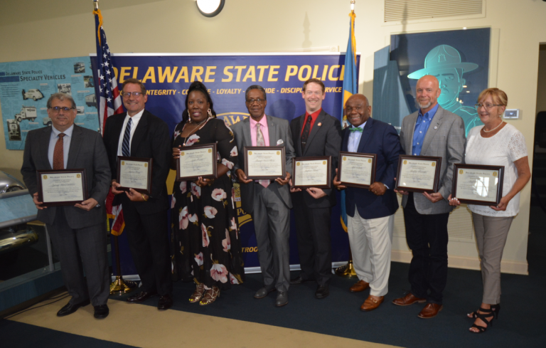 Delaware State Police Induct 2021 Honorary Commanders- Dover - Delaware ...