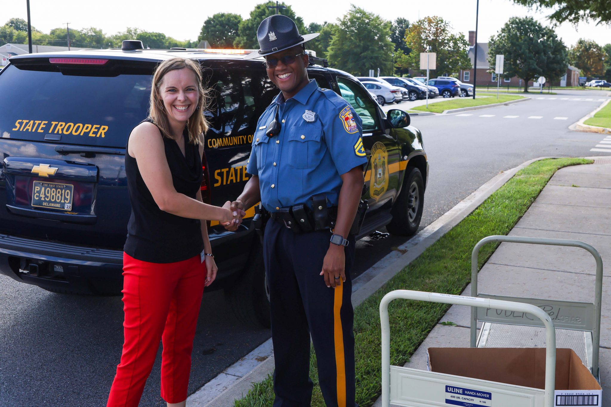 Operation Troopers Have Your BACKpack Donations - Delaware State Police ...