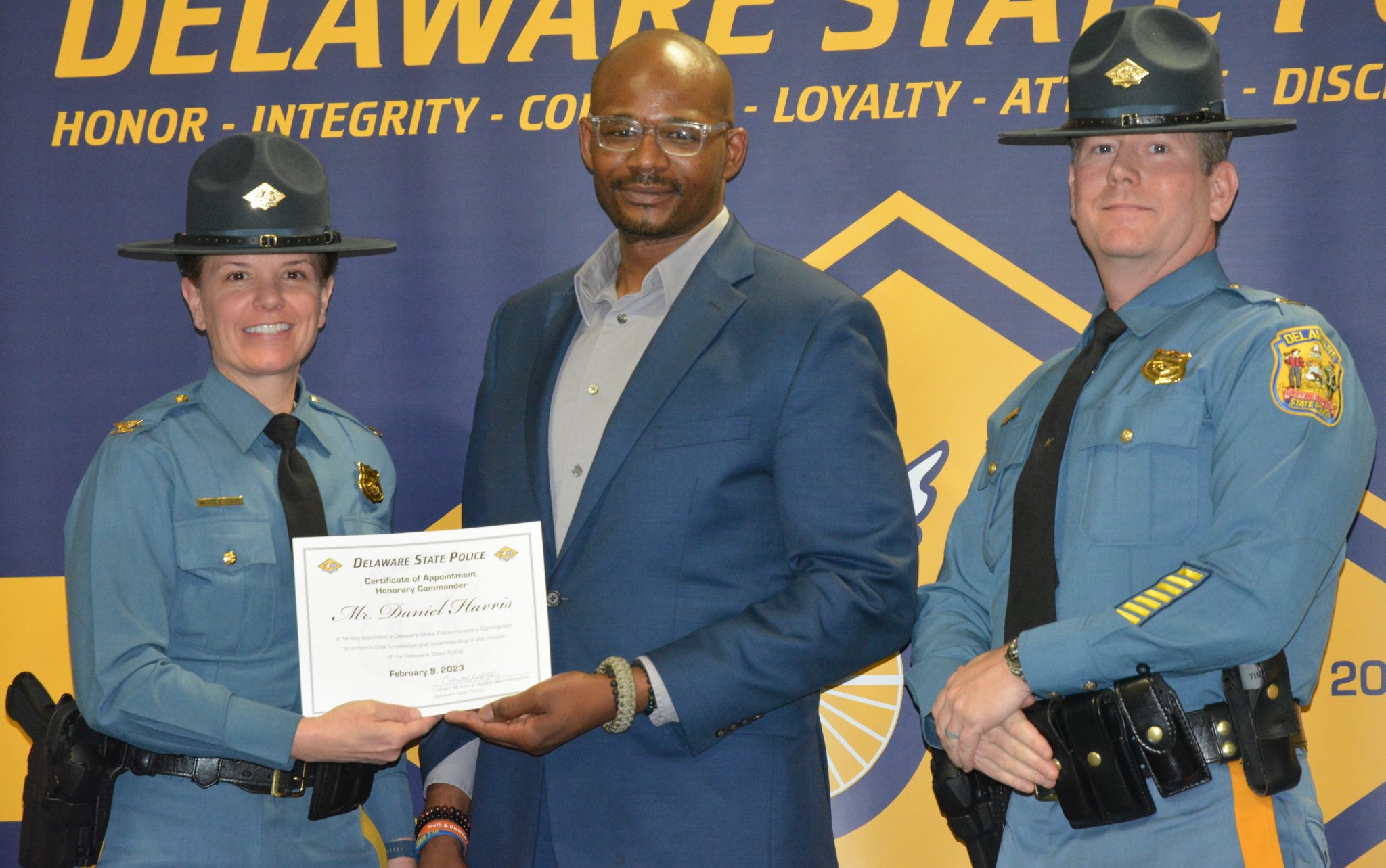 Delaware State Police Induct 2023 Honorary Commanders - Delaware State ...