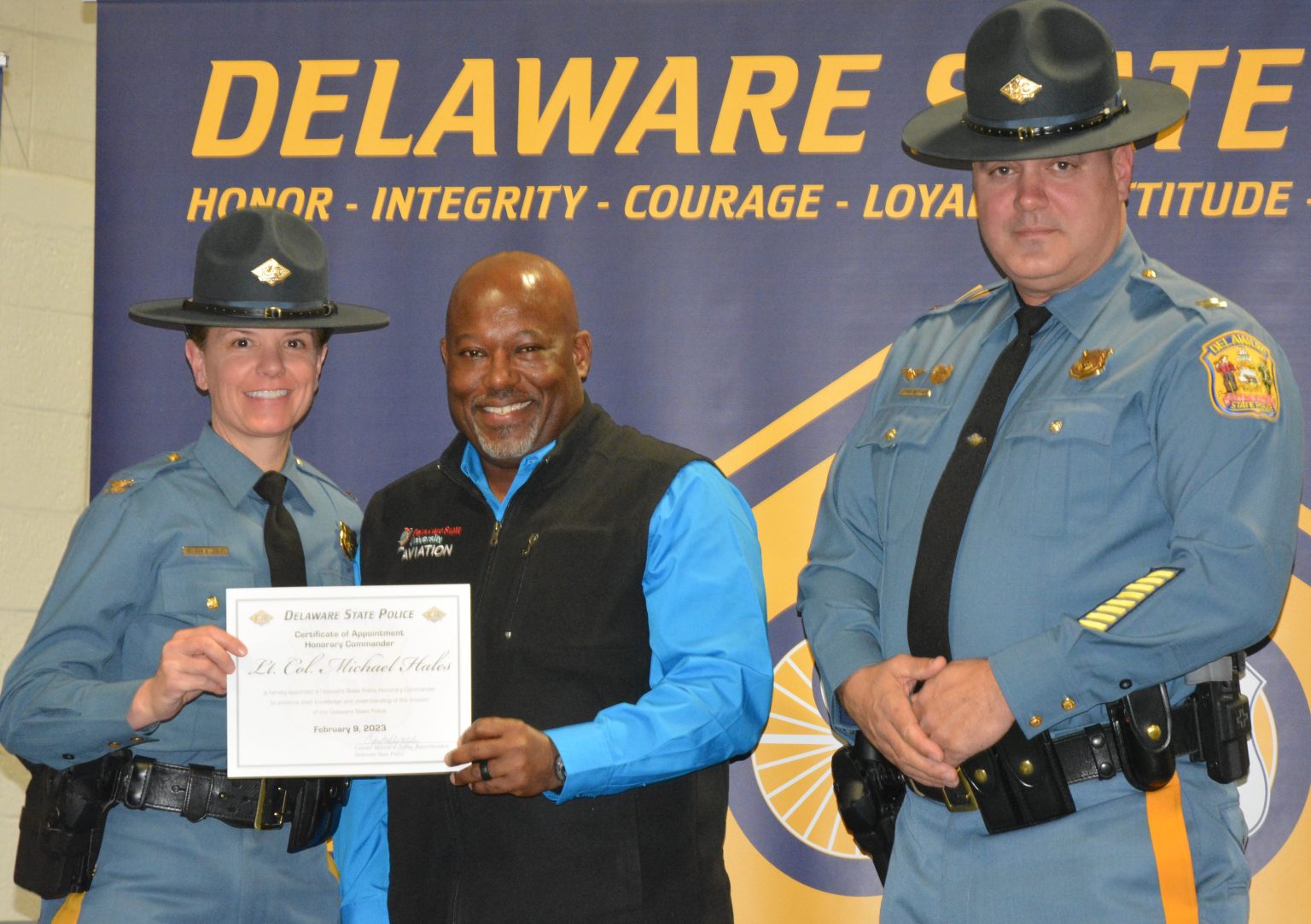 Delaware State Police Induct 2023 Honorary Commanders - Delaware State ...