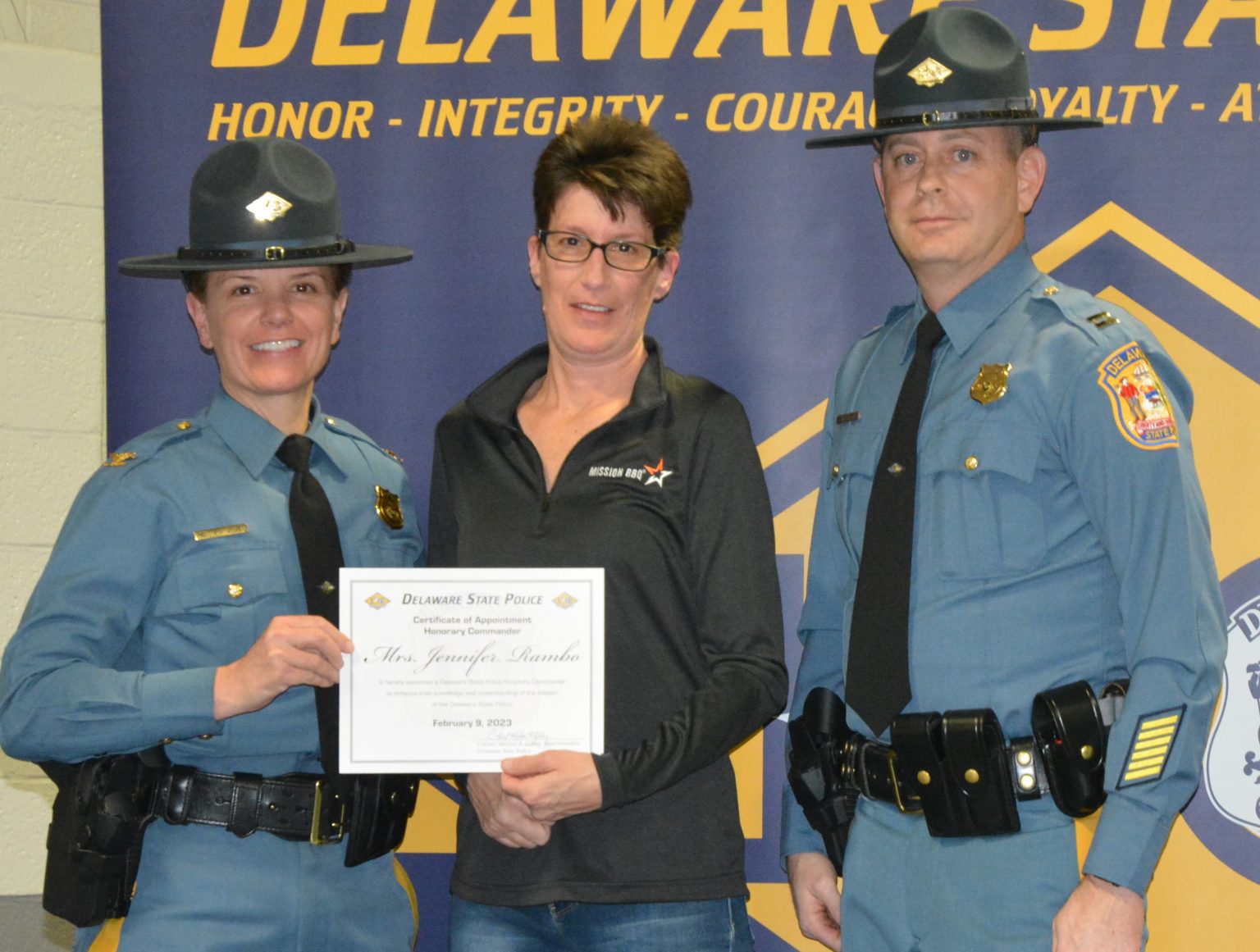 Delaware State Police Induct 2023 Honorary Commanders - Delaware State ...